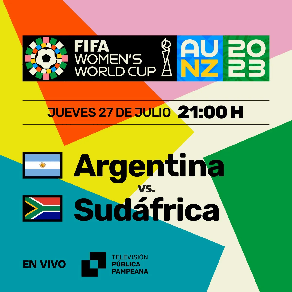 Mundial de Fútbol Femenino 2023 en la TVPP